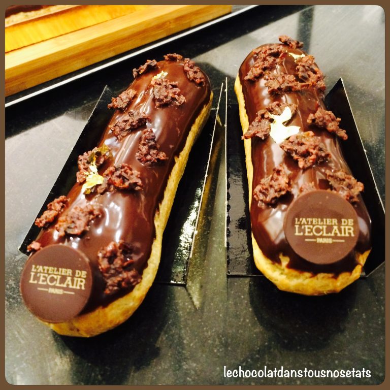 Les éclairs au chocolat de l’Atelier de l’éclair, Paris – Le Chocolat dans tous nos états
