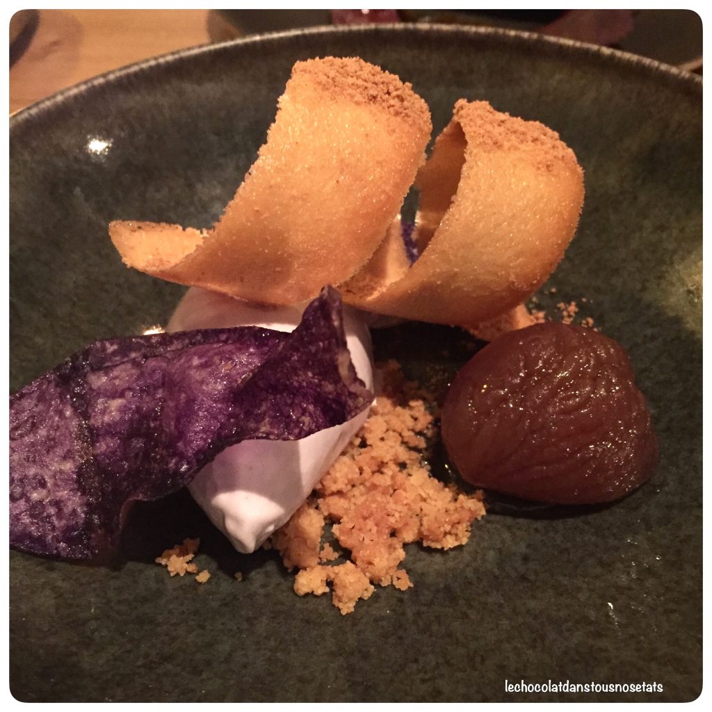 Le Marron « Imbert » confit, François Gagnaire, Anicia Bistrot Nature ...